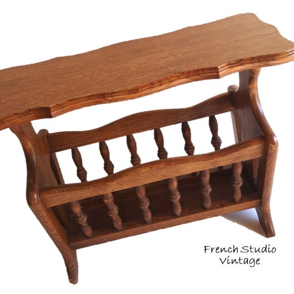 Magazine Rack Table - Etsy