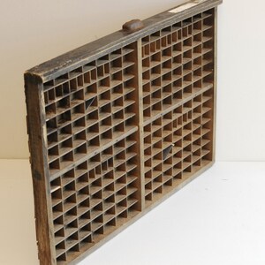 Vintage French Letterpress Tray: Wood Drawer Shelf,organizer, Shadow ...