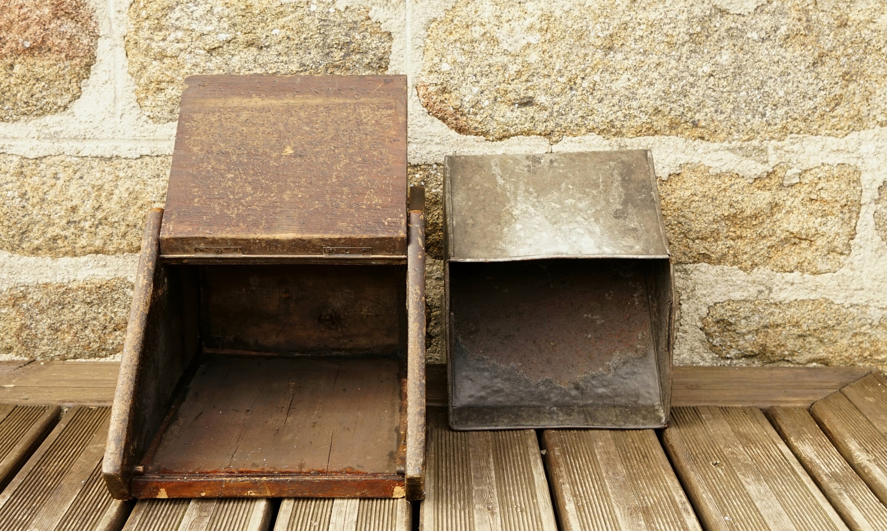 Antique Wood Framed Coal Scuttle Bucket Coal Bin Fireplace | Etsy
