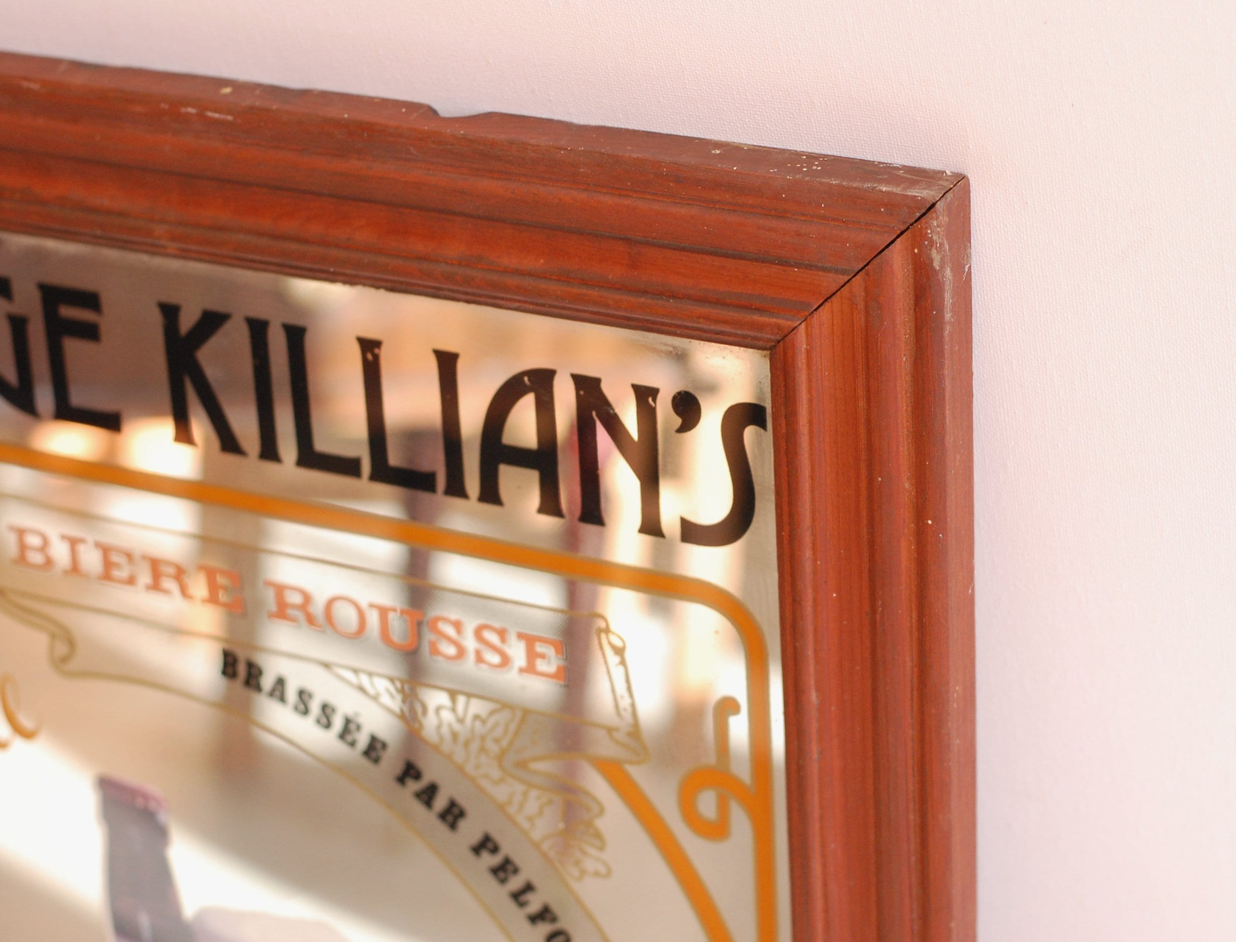 Vintage Advertising Wall Mirror Beer Sign Large 26 | Etsy