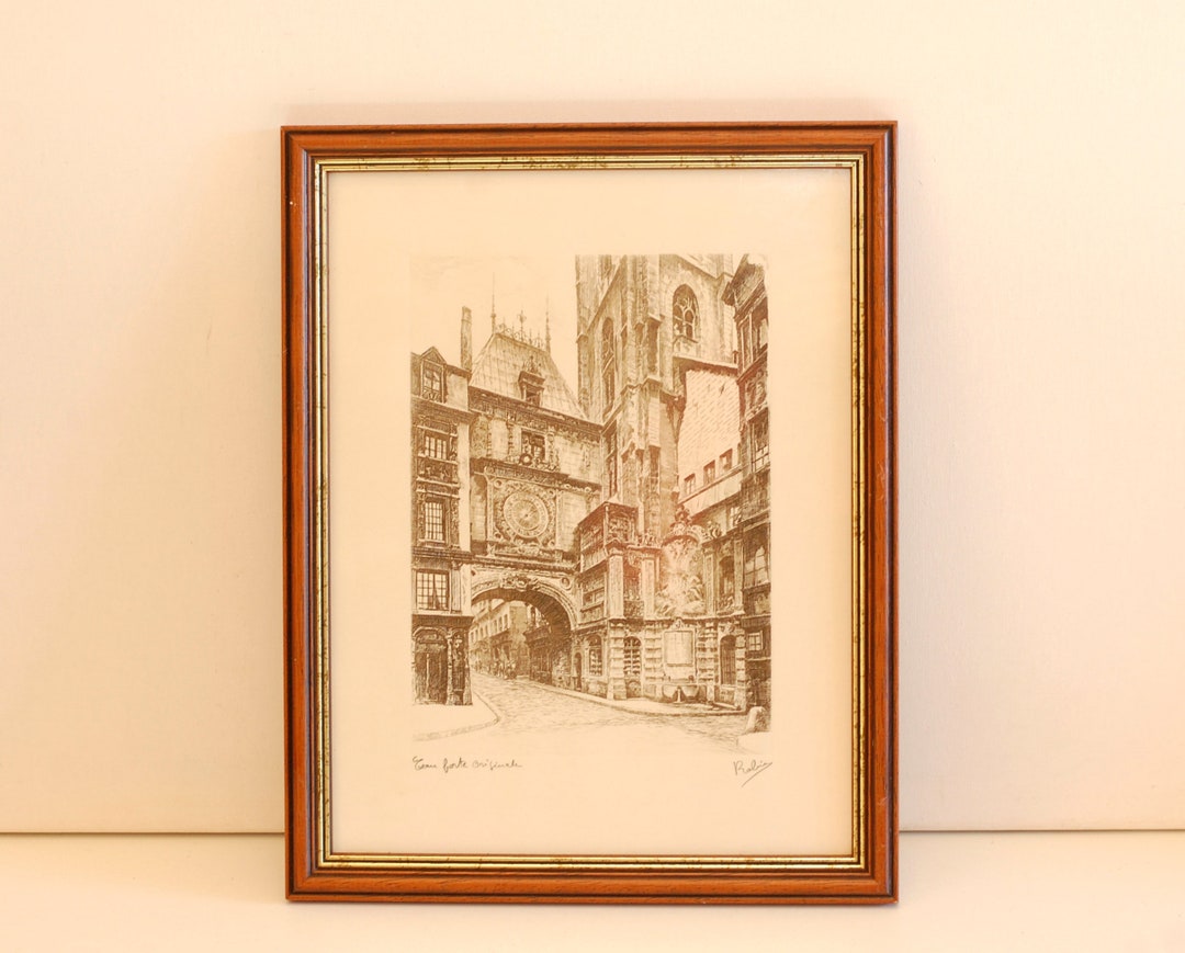 Vintage French Print Based on Leopold Robin Original Engraving Art ...