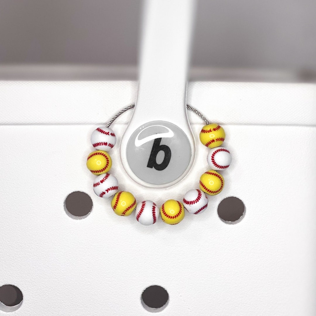 Mixed Sports Bogg Bag Charm - Mini Acrylic Beaded Keychain for Bogg Bag ...