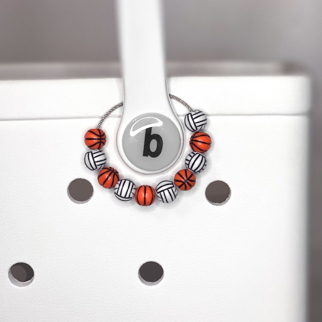 Mixed Sports Bogg Bag Charm Mini Acrylic Beaded Keychain for Bogg Bag ...