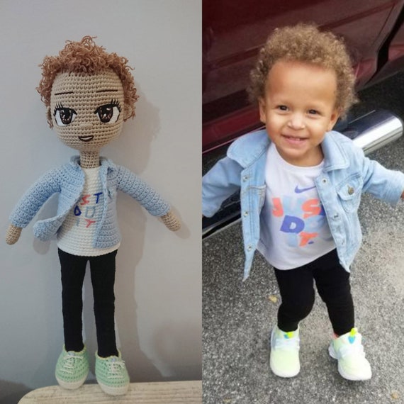 Personalized Doll Look a Like Doll Portrait Doll Amigurumi | Etsy