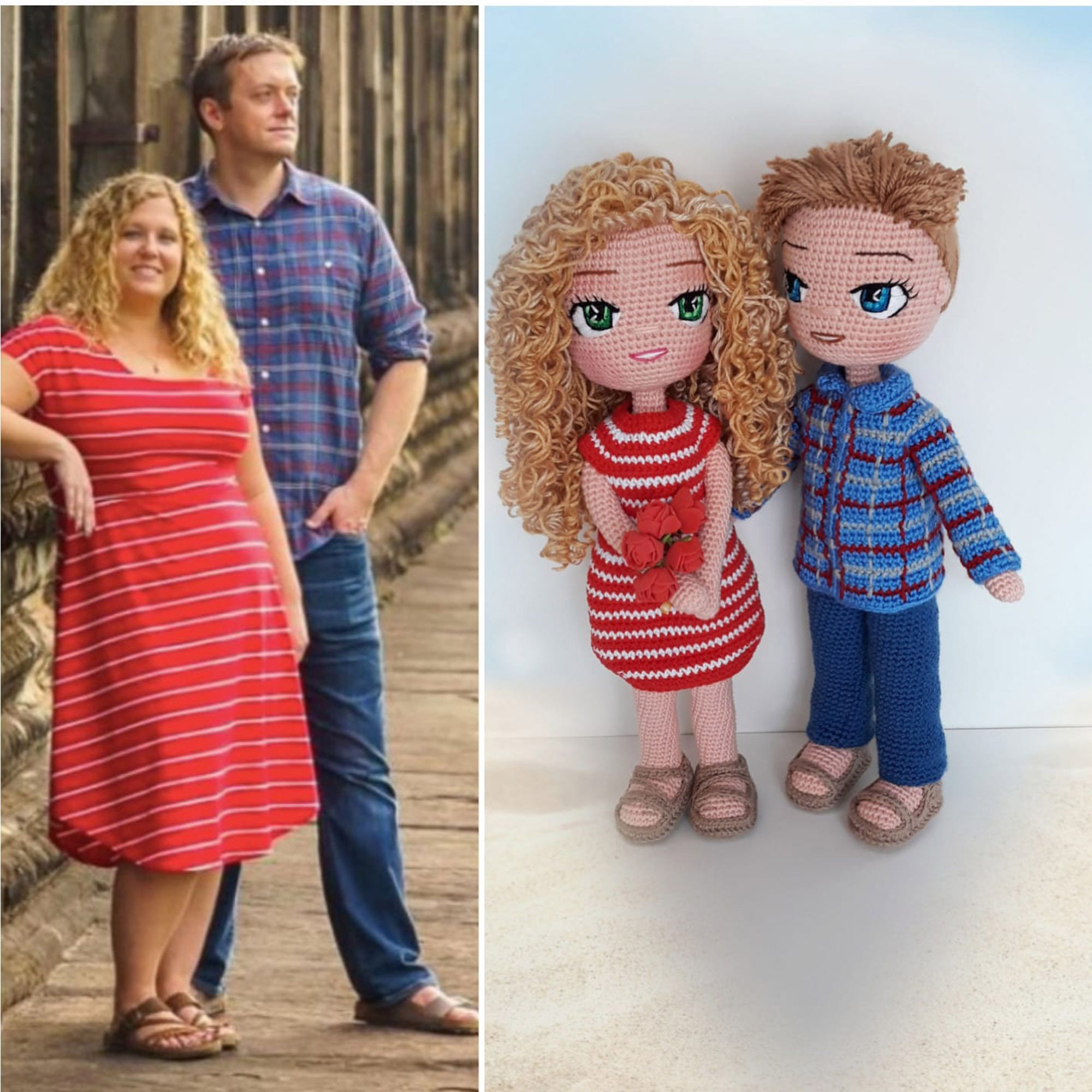 Toys Dolls Personalized portrait doll from photo for her Mini me doll ...