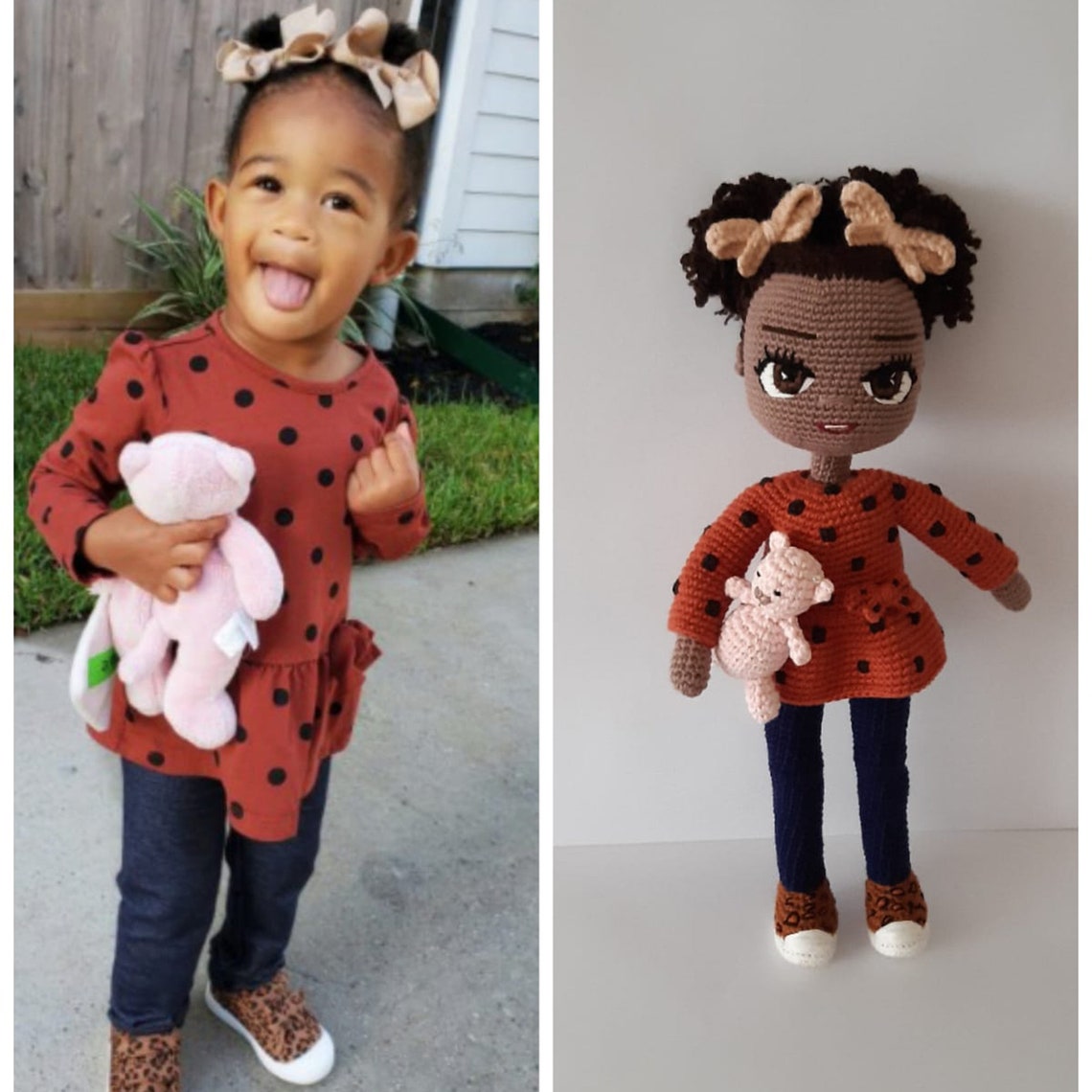 Portrait Art Doll Custom Photo Personalized Doll Stuffed - Etsy