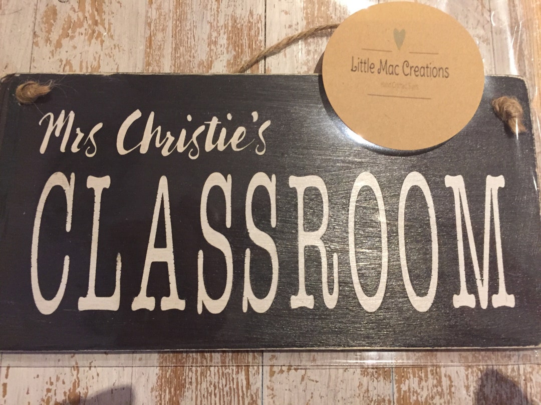 Teacher Classroom Sign/teacher Gift/rustic Teacher Gift/teacher Gift ...