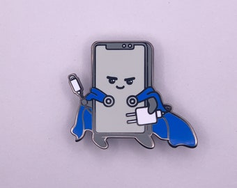 Toast Warrior Hard Enamel Pin Original Pin Design - Etsy