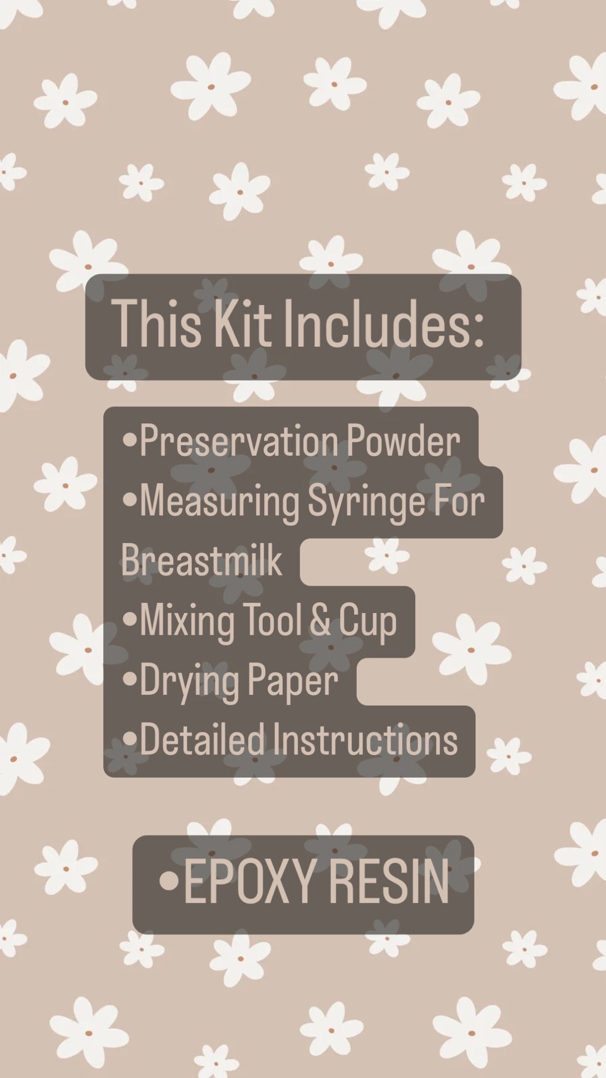 DIY Breastmilk Preservation Powder Kit WITH Epoxy Resin Breastmilk ...