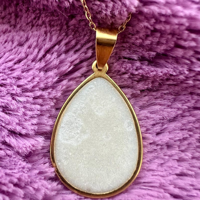 Breast Milk Resin Pendant - Etsy