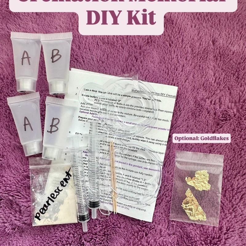 Diy Ashes Resin Kit - Etsy