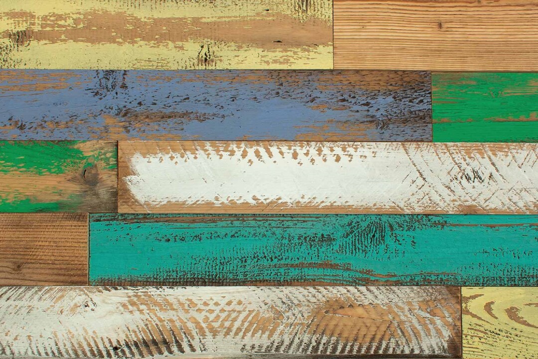 Old Wood Color Mix, Handicraft Wood Wood Wall Panel Wall Covering ...