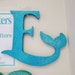 Mermaid Tail Letters Solid Wood Any Letter of Your Choice - Etsy