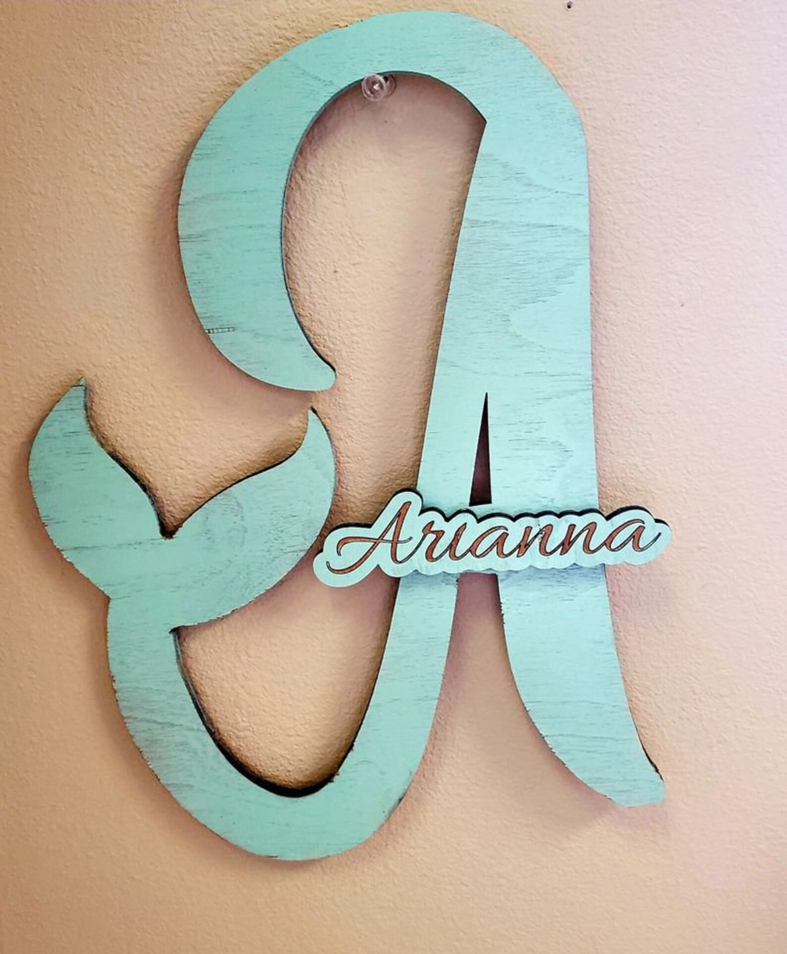 Personalized Mermaid Letters | Etsy