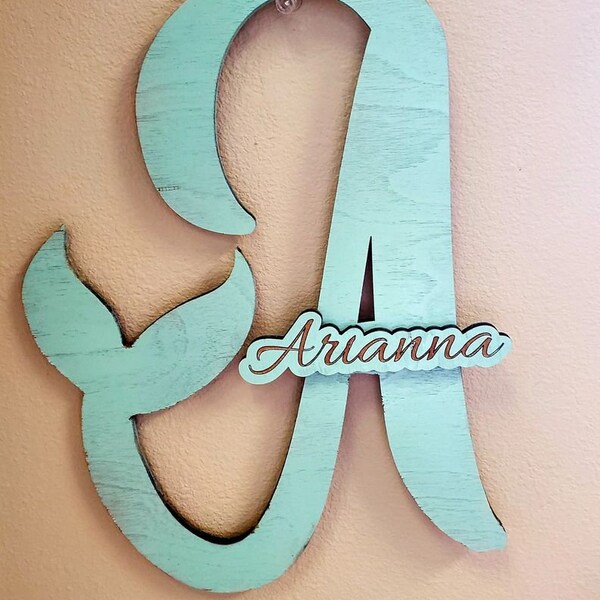 Mermaid Letters - Etsy