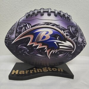Baltimore Ravens Stand-up Plaque- Party Centerpiece & Shelf Sitter ...