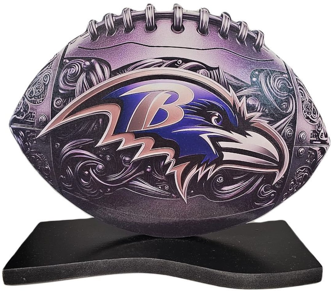 Baltimore Ravens Stand-up Plaque- Party Centerpiece & Shelf Sitter ...