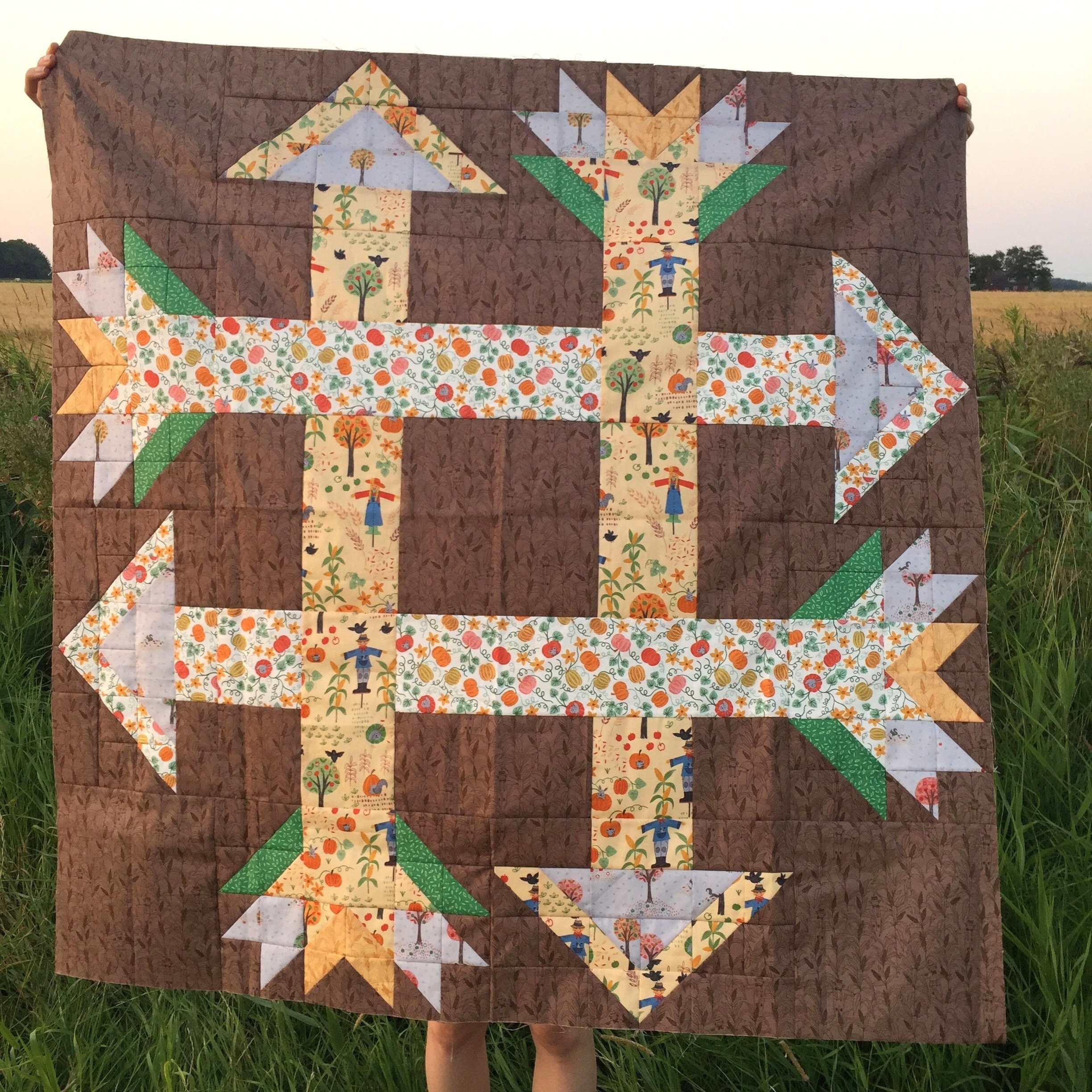 Adv Beginner Woven Arrows Quilt Design Pattern PDF Digital Copy ...