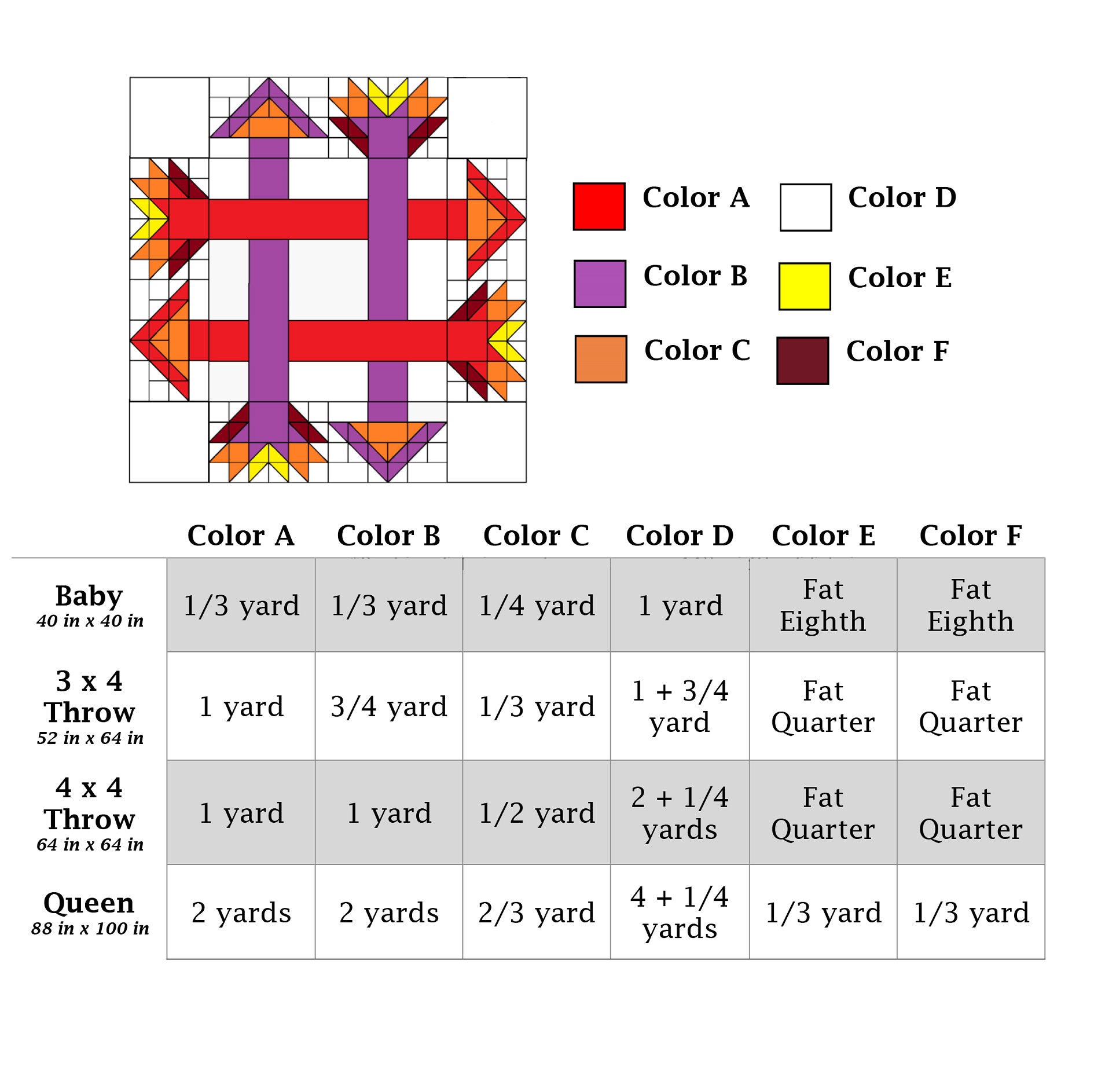 Adv Beginner Woven Arrows Quilt Design Pattern - PDF Digital Copy ...