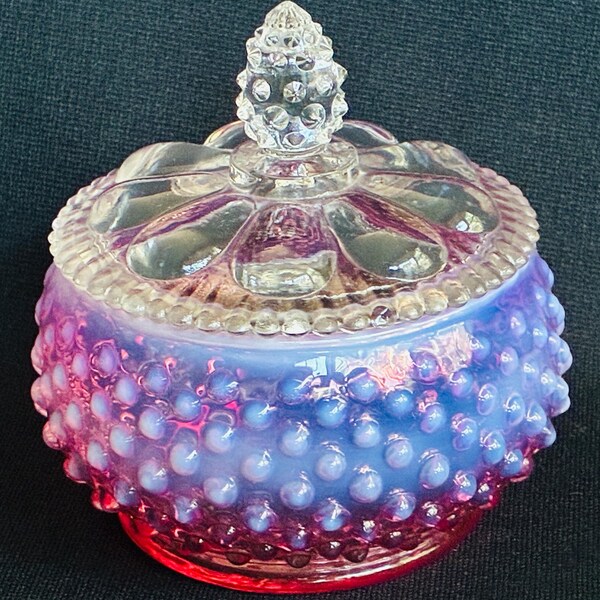 Fenton Glass Box With Lid - Etsy