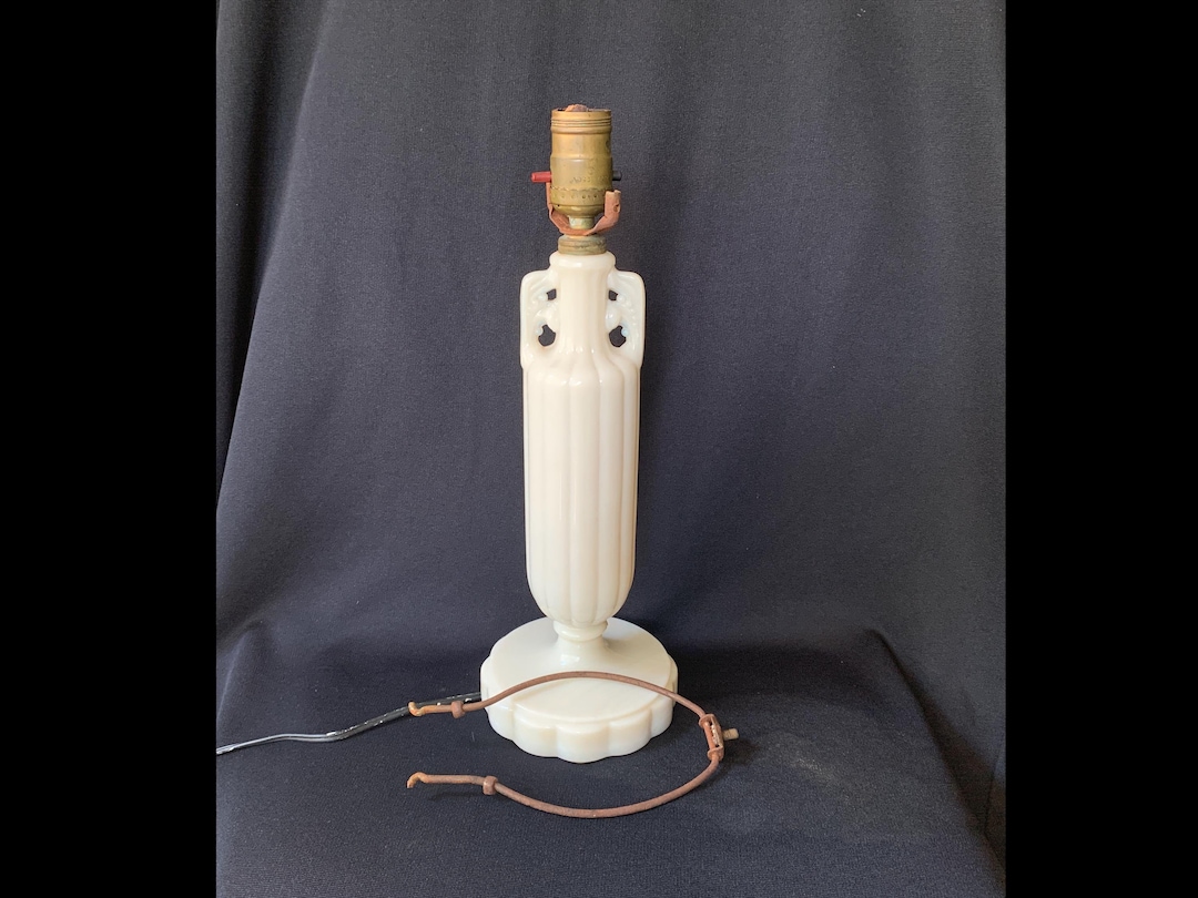 Aladdin Alacite Glass Working Electric Lamp in Art Nouveau Style - Etsy