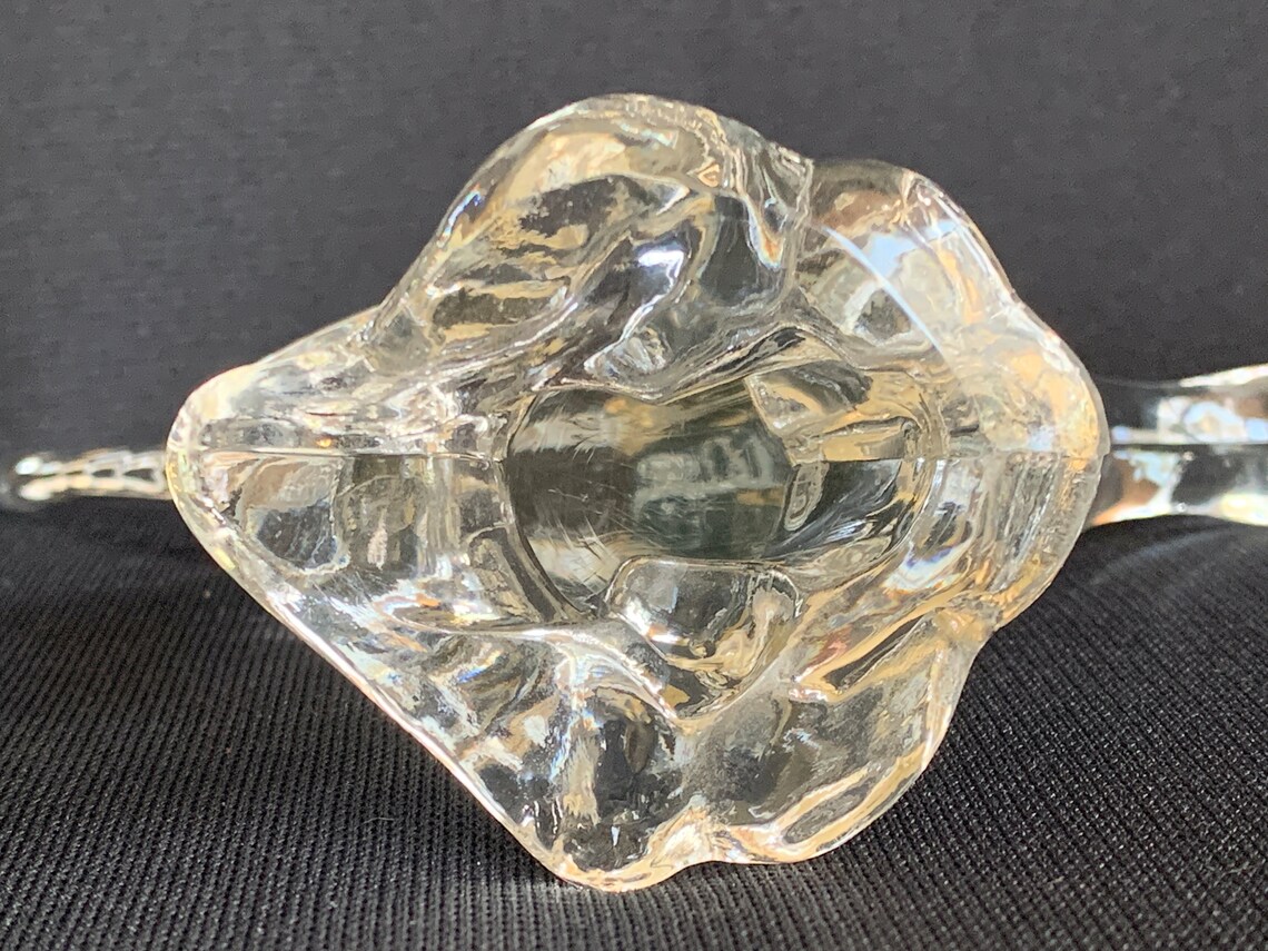 Heisey Glass MCM Mallard Duck With Wings Half Paperweight - Etsy