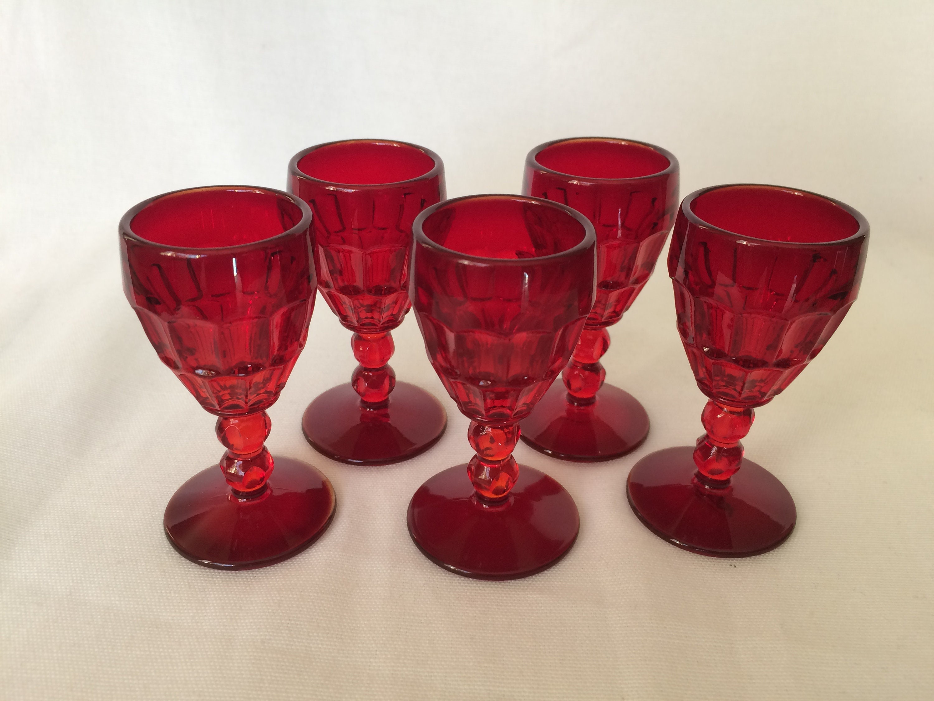 Kitchen & Dining Martini & Cocktail Glasses Art Deco New Martinsville ...