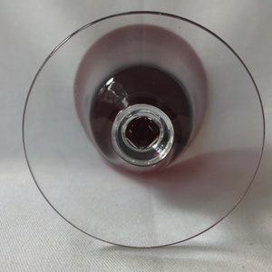 Art Deco Seneca Glass Vintage Hour Glass Ruby Red 8 Oz Footed | Etsy