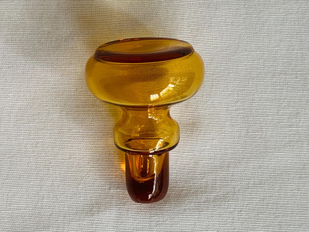 Viking Rainbow Glass MCM Amber Stopper for Various Bottles and ...