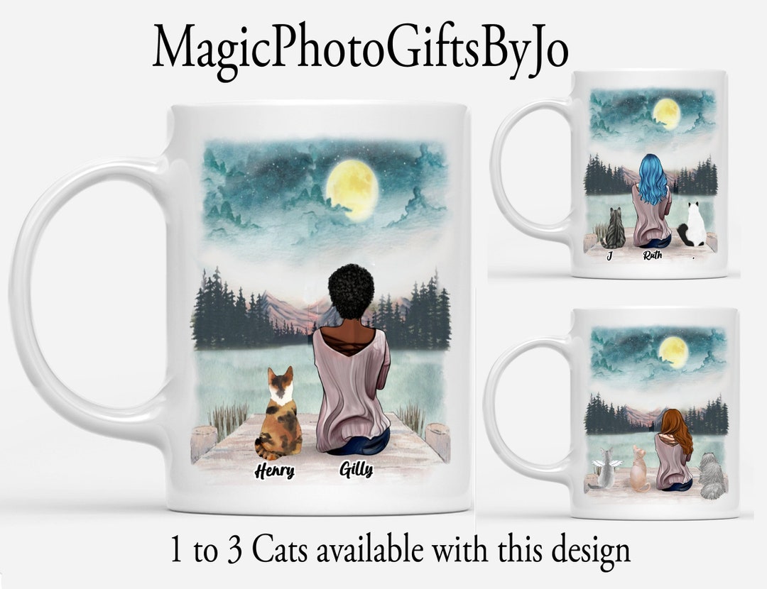 Personalised Cat Mugs Cat Lover Mugs Best Friends Cats Mugs Cat Mum ...
