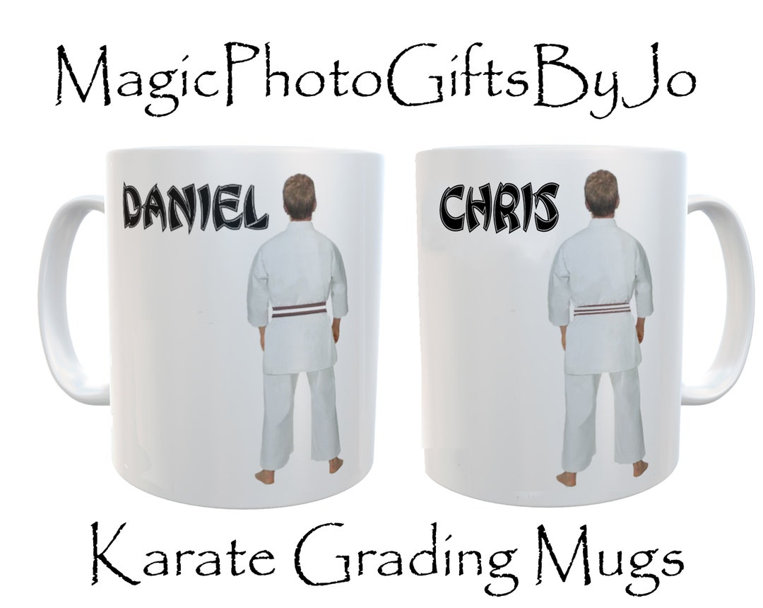 Men's Karate Mug | Personalised Karate Grading Mug| Shotokan Karate ...