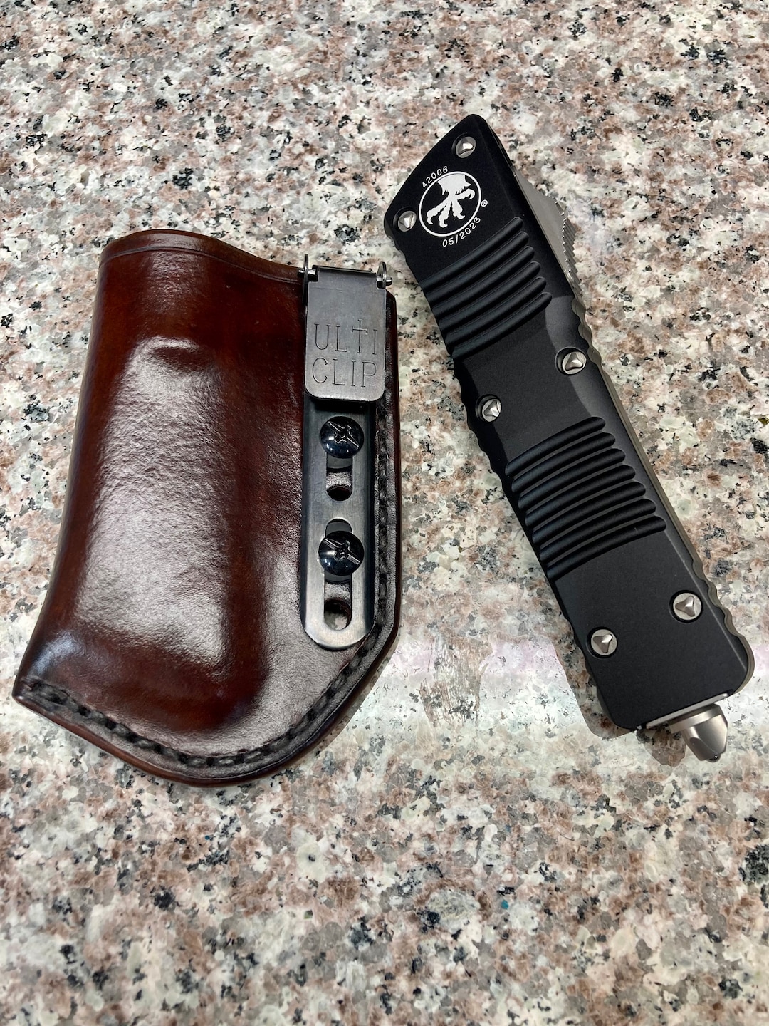 Microtech Combat Troodon IWB Leather Knife Sheath / Heavy Duty - Etsy