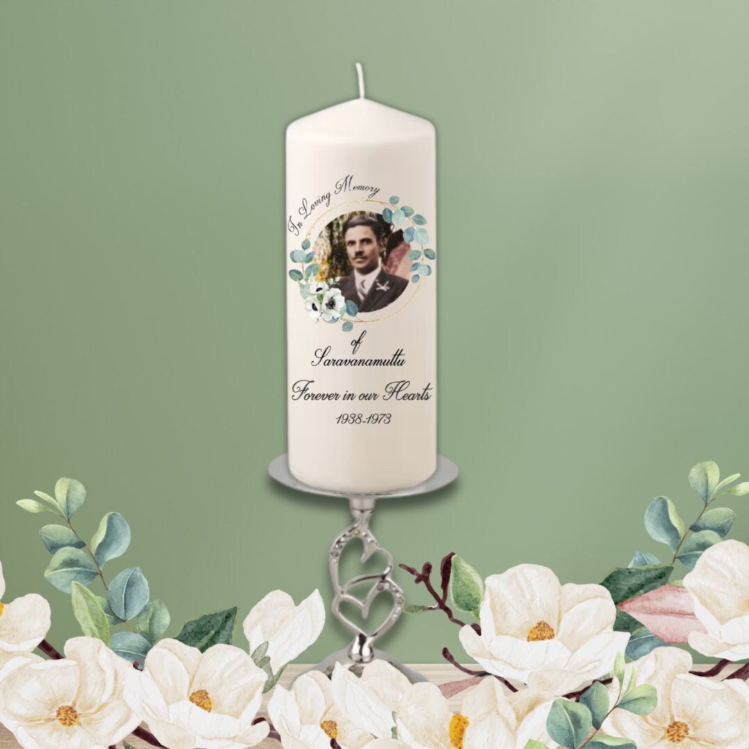 Personalized Memorial Candle, in Loving Memory Candle, Remembrance ...