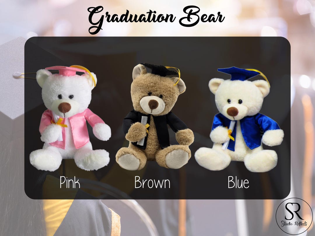 Custom 2025 Graduation Teddy Bear: Personalized Keepsake With Cap and ...