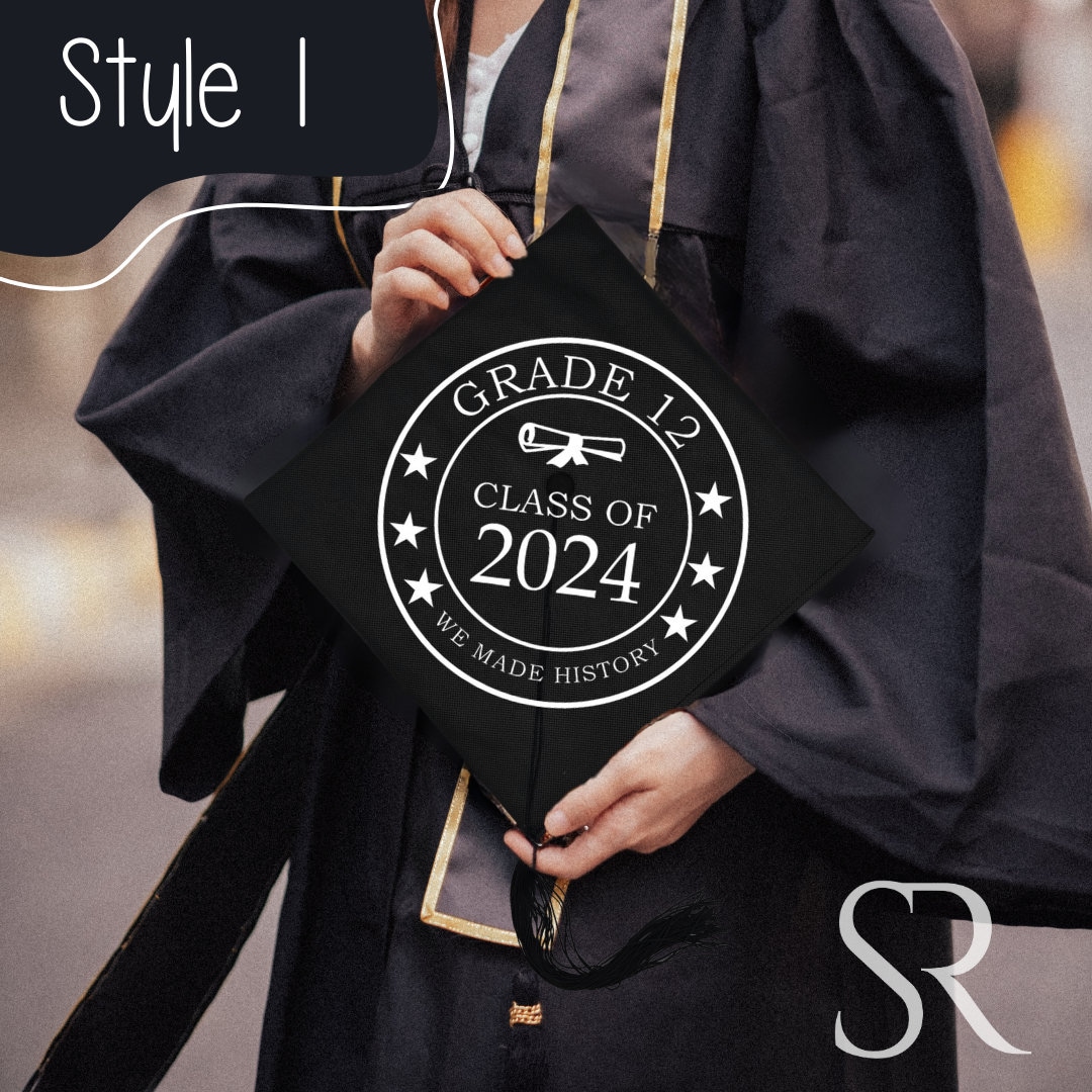 Custom High School and College Graduation Caps With Personalized ...