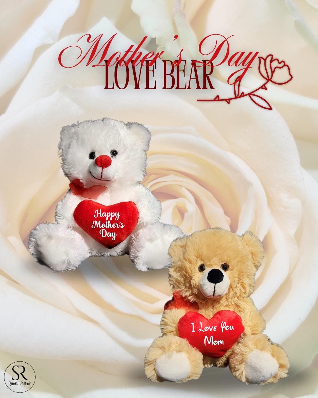 Customized Mother's Day Plush Teddy Bear: Personalized Stuffed Animal ...