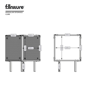 Modular Shelving, Storage Unit, Modular Bookshelf, Modular Furniture ...