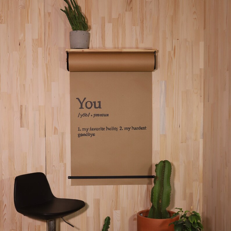 Paper Roll for Wall Butcher Paper Wall Dispenser Wall | Etsy