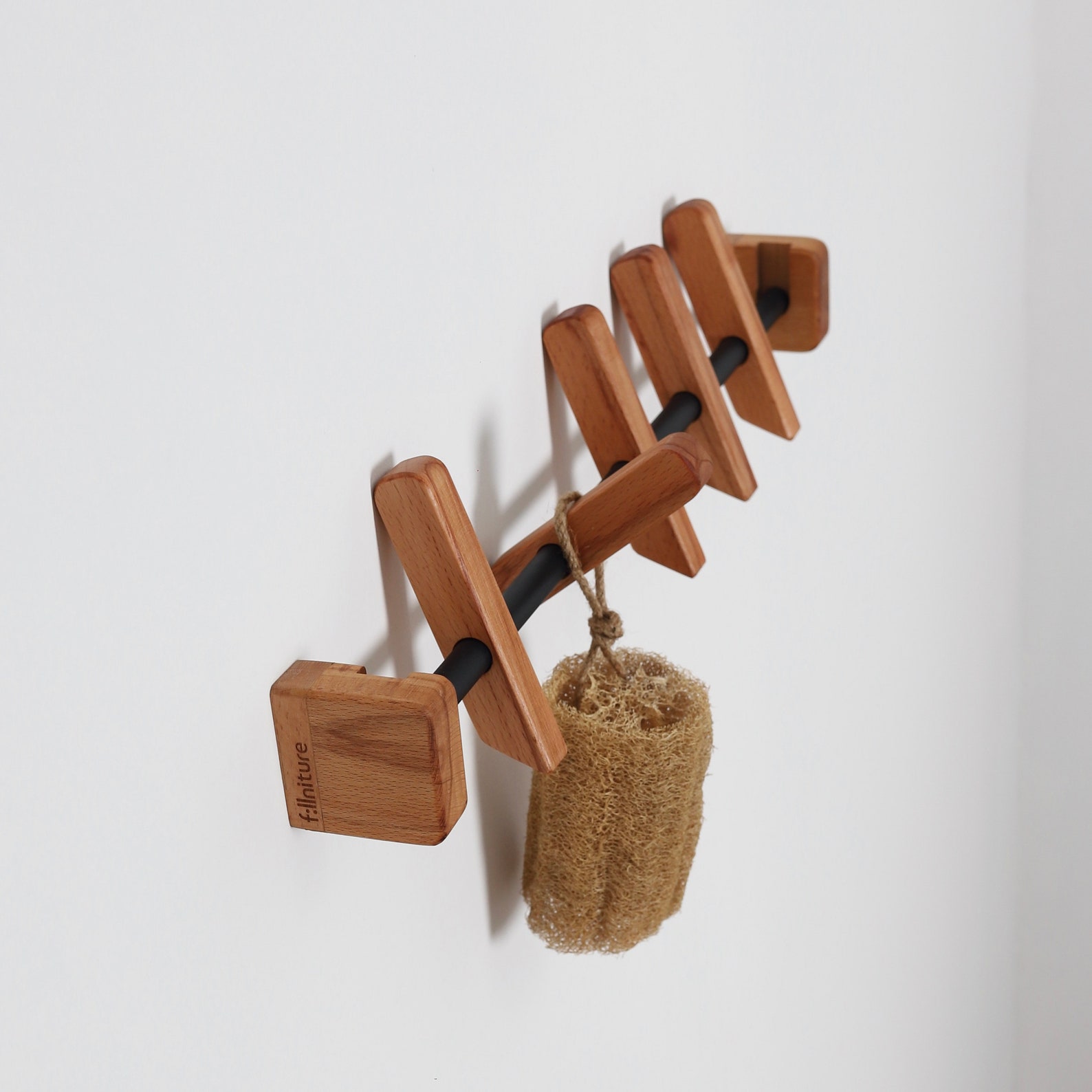 Towel Hanger Robe Hook Wooden Peg Rack Towel Hook for Wall | Etsy