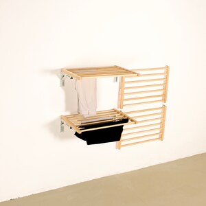 Wall Mounted Clothes Drying Rack, Drying Rack for Laundry, Air Dry ...