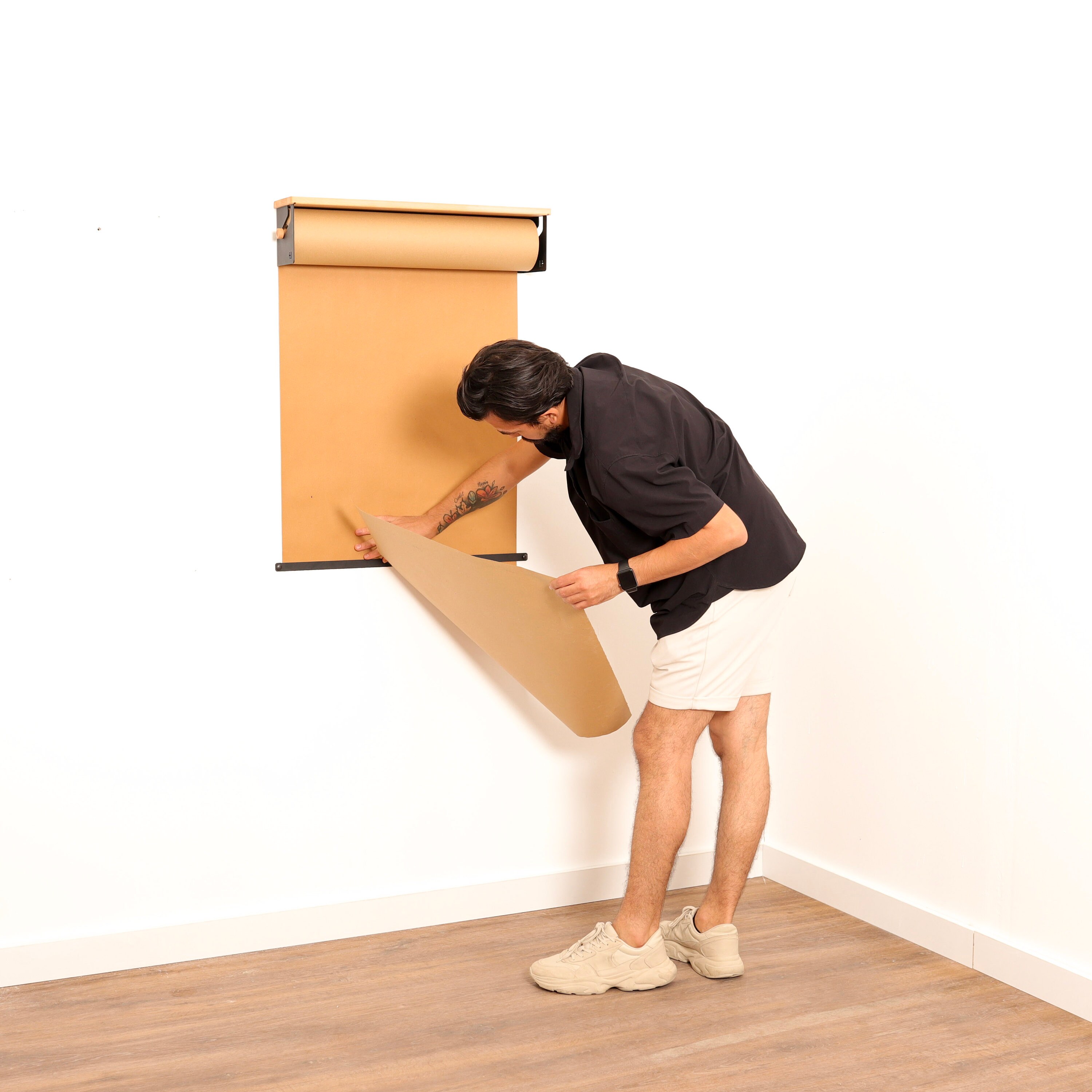 Wall Mounted Paper Roll Kraft Paper Dispenser Cafe Display - Etsy