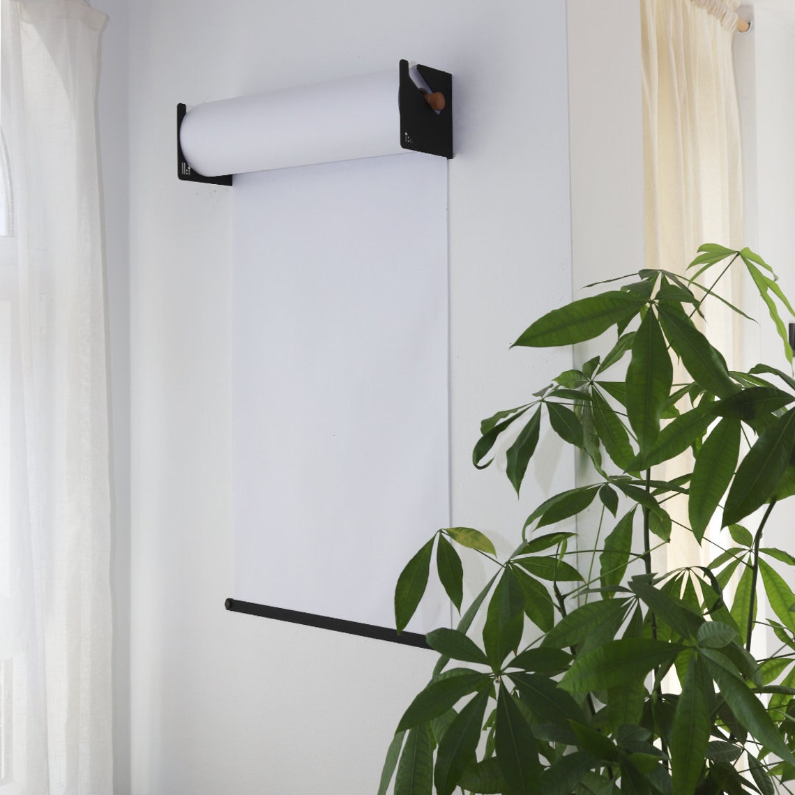 Kraft Paper Holder Wall Mounted Paper Dispenser Studio - Etsy