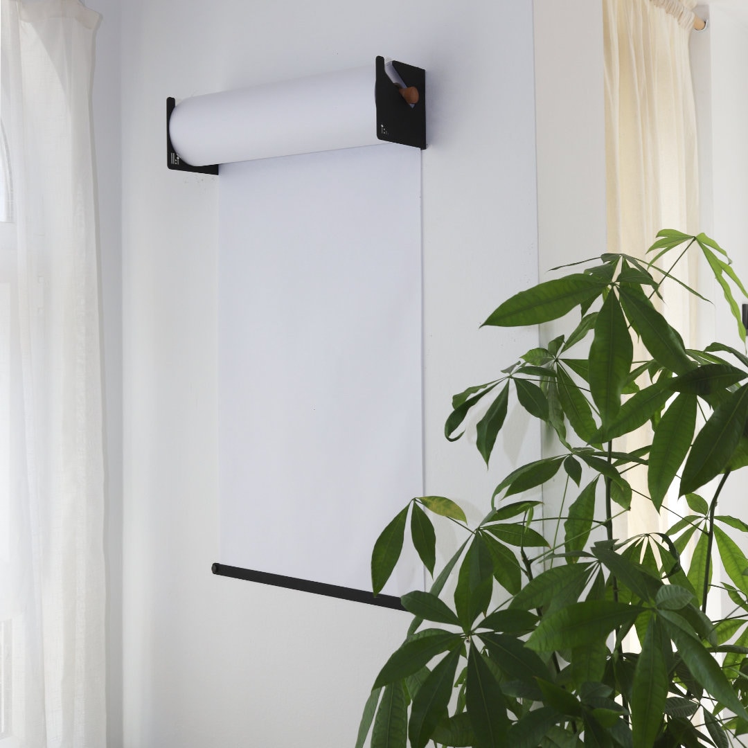 Kraft Paper Holder Wall Mounted Paper Dispenser Studio - Etsy