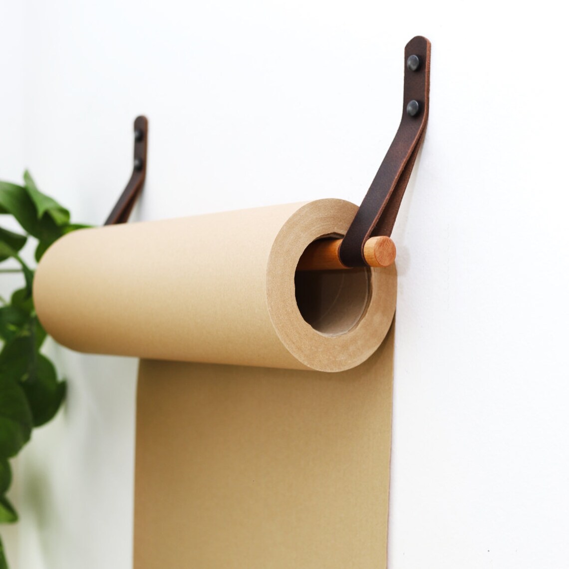 Kraft Paper Leather Holder Wall Note Paper Butchers Paper - Etsy