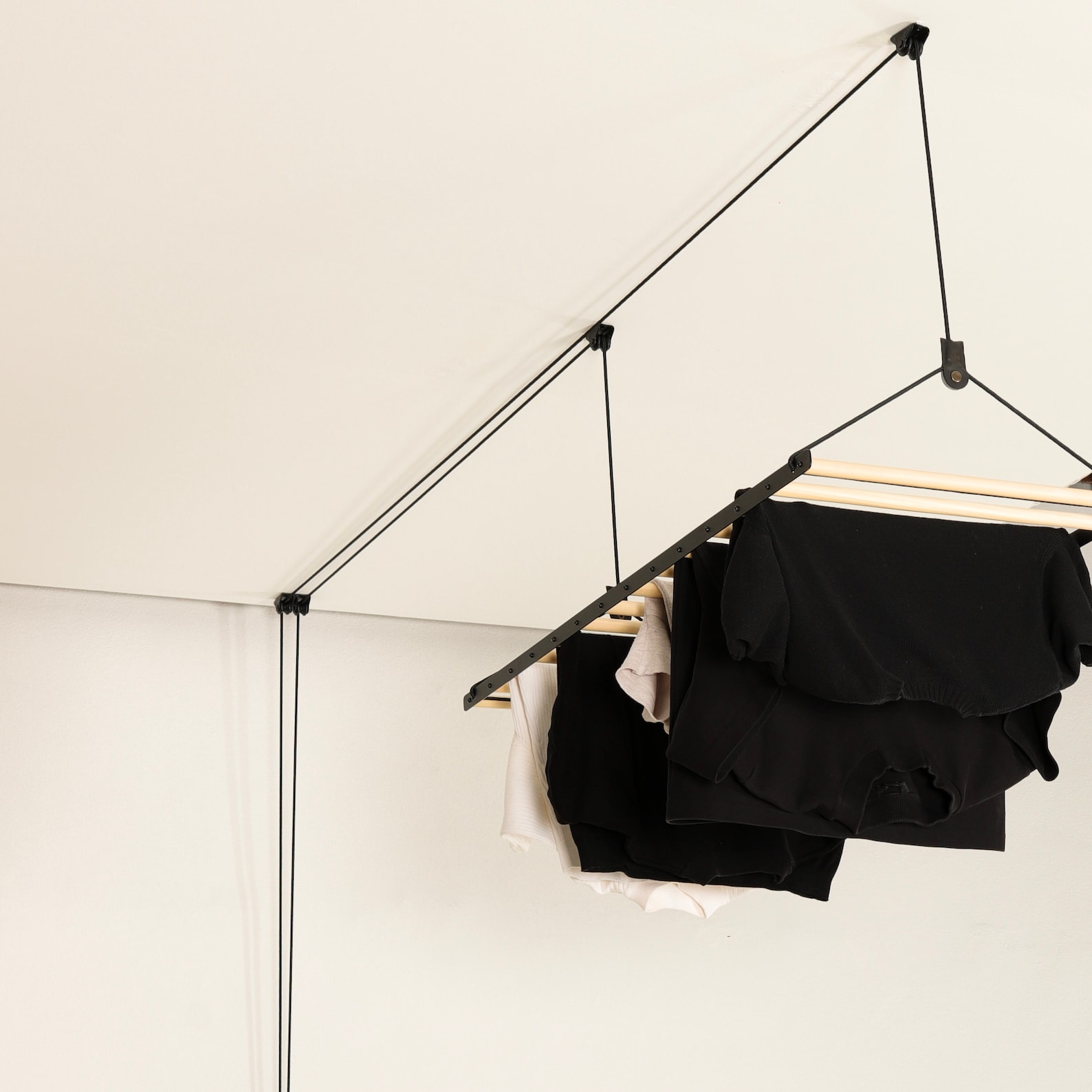 Buy Laundry Drying Rack, Ceiling Mounted Clothes Drying Rack, Laundry ...