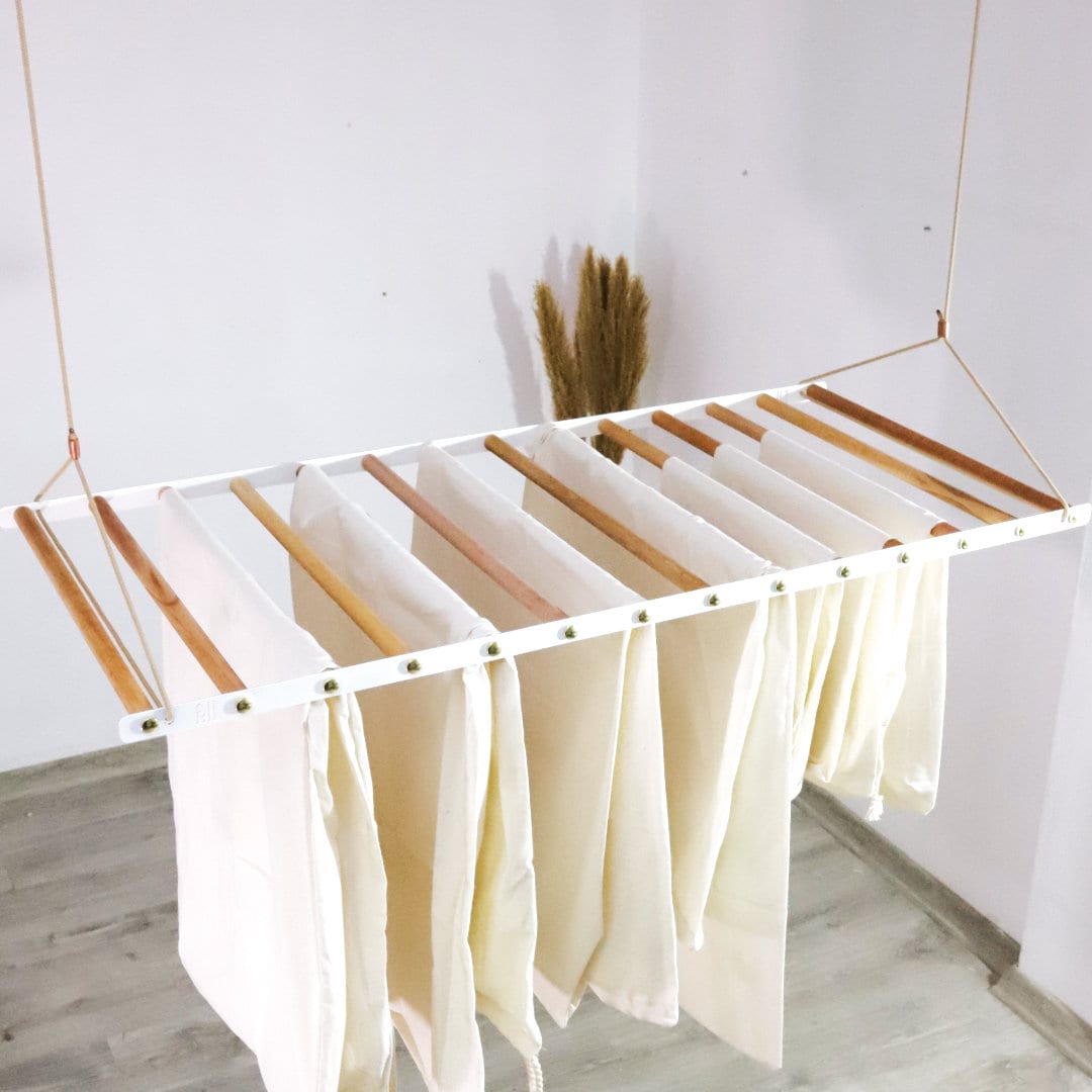 Wall / Ceiling Mounted Clothes Drying Rack Clothes Airer | Etsy Australia