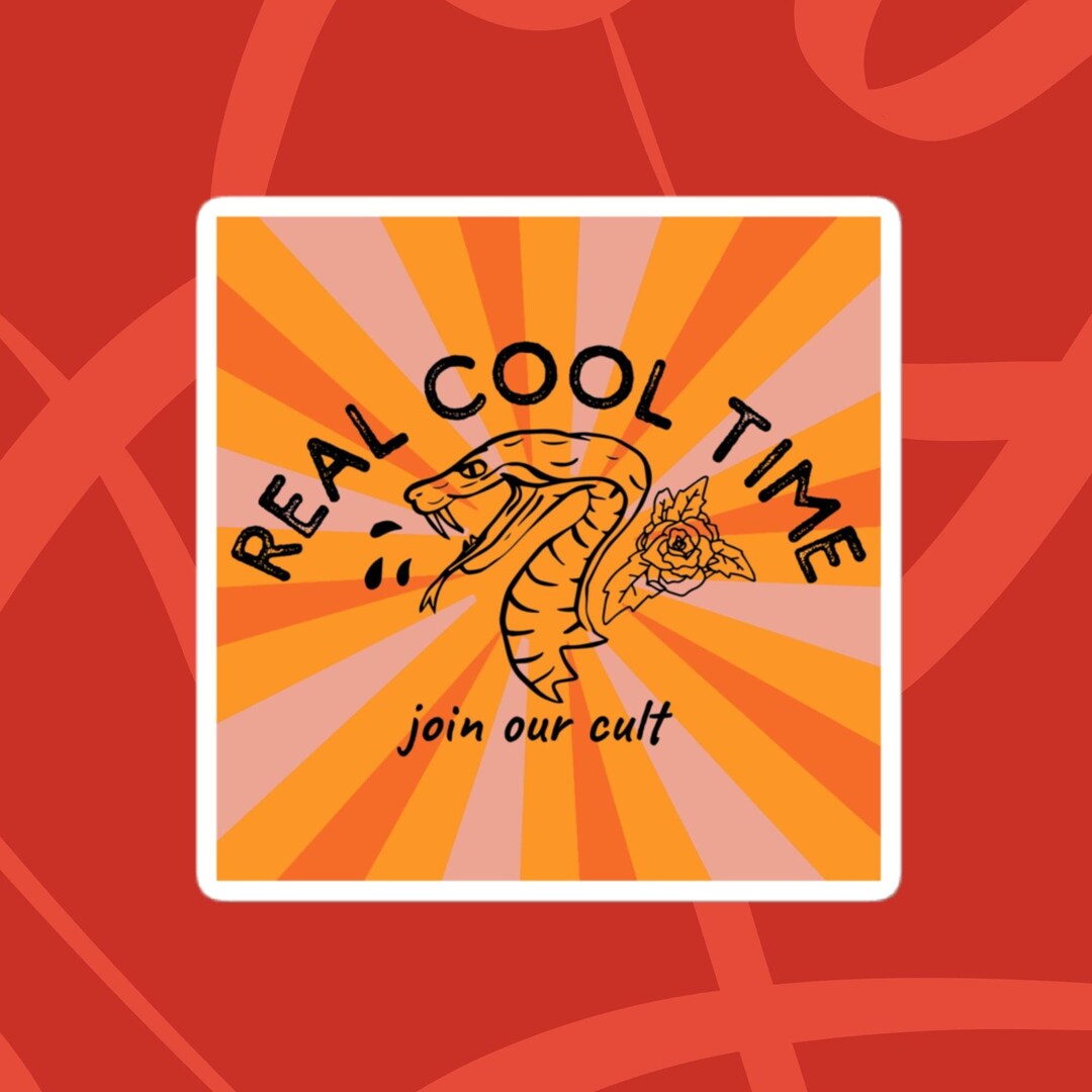 Real Cool Time Logo Sticker - Etsy