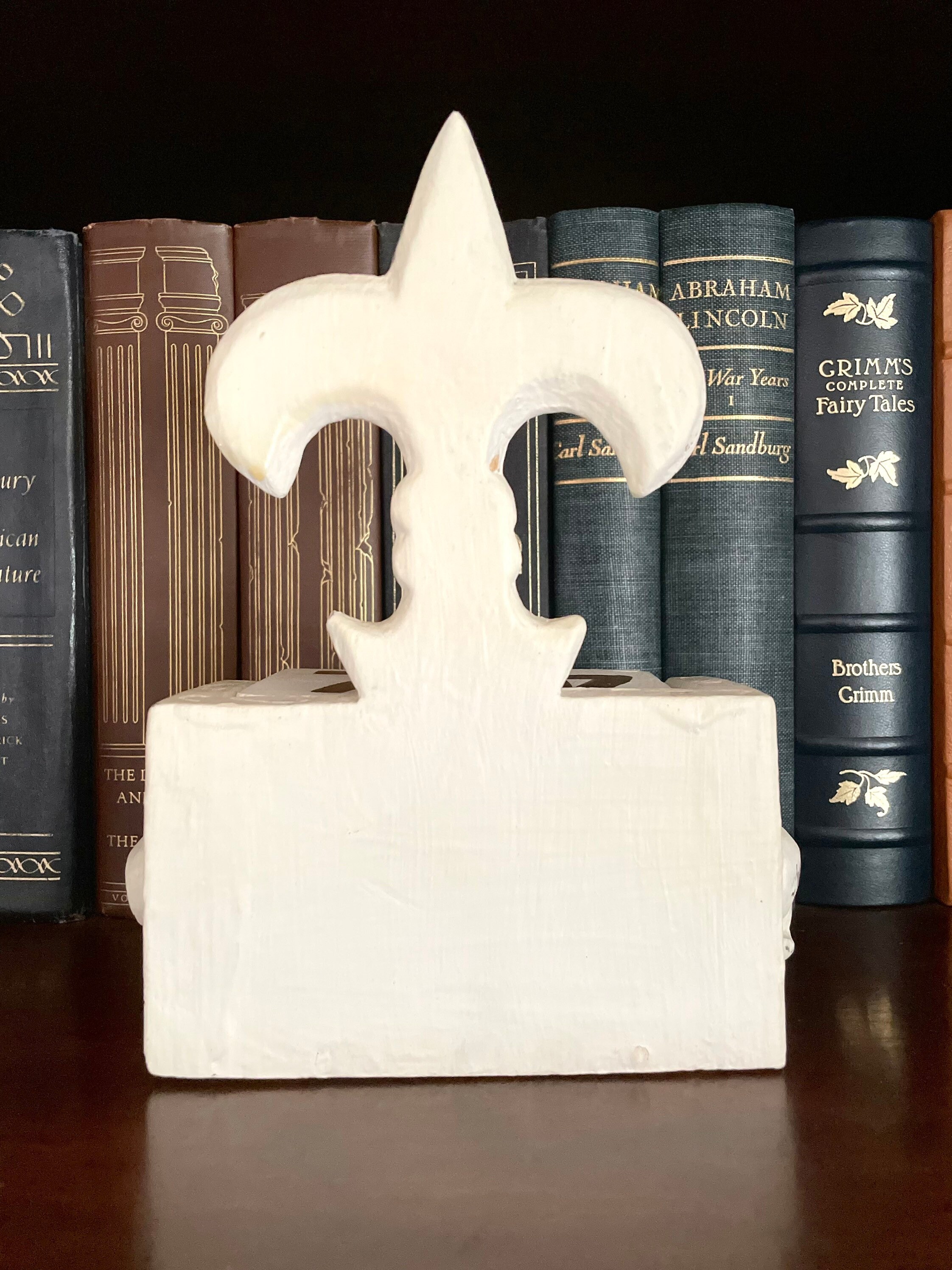 Fleur De Lis Wood Block Calendar - Etsy