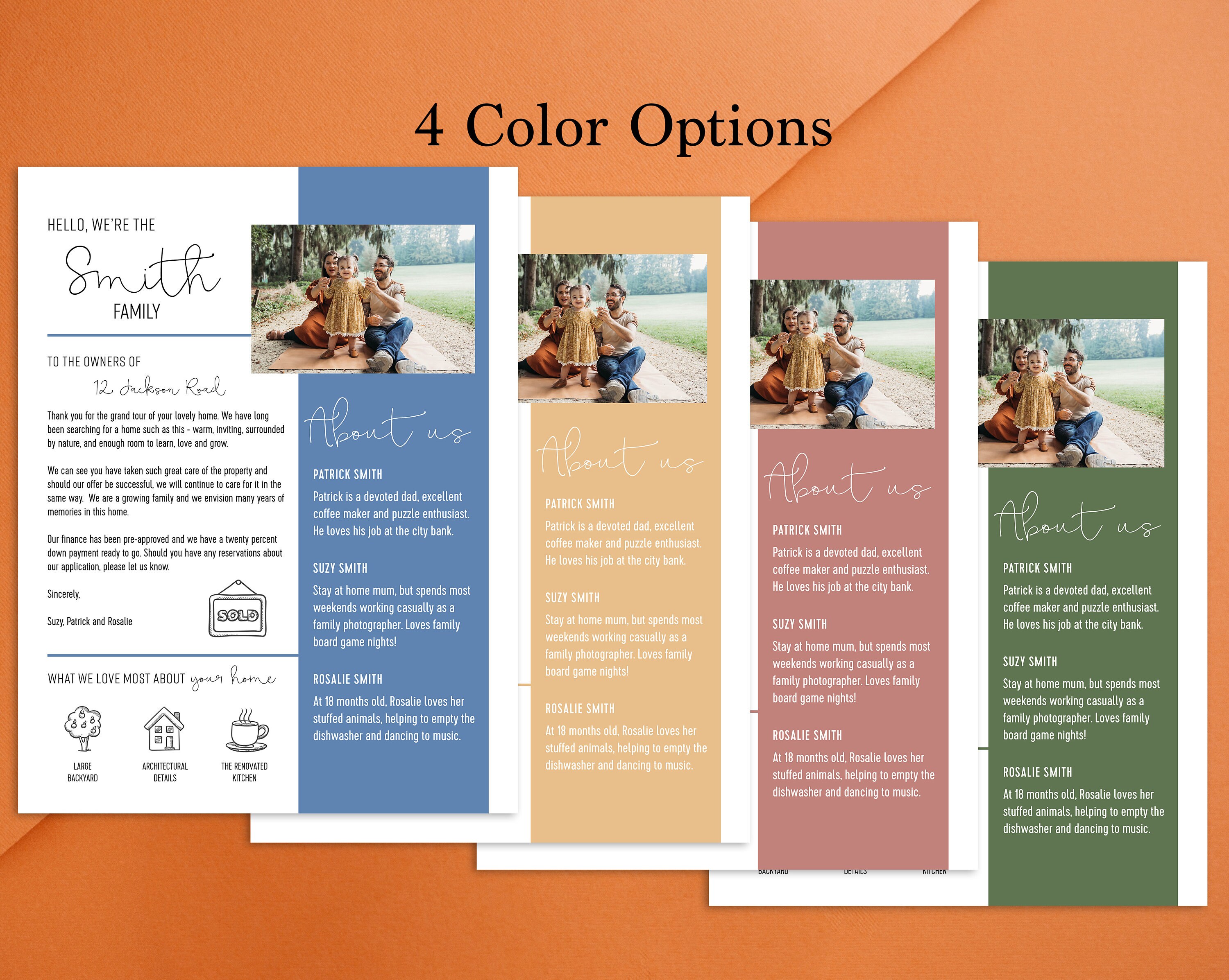 INSTANT DOWNLOAD Home Offer Letter Template Home Buying Buying a New ...