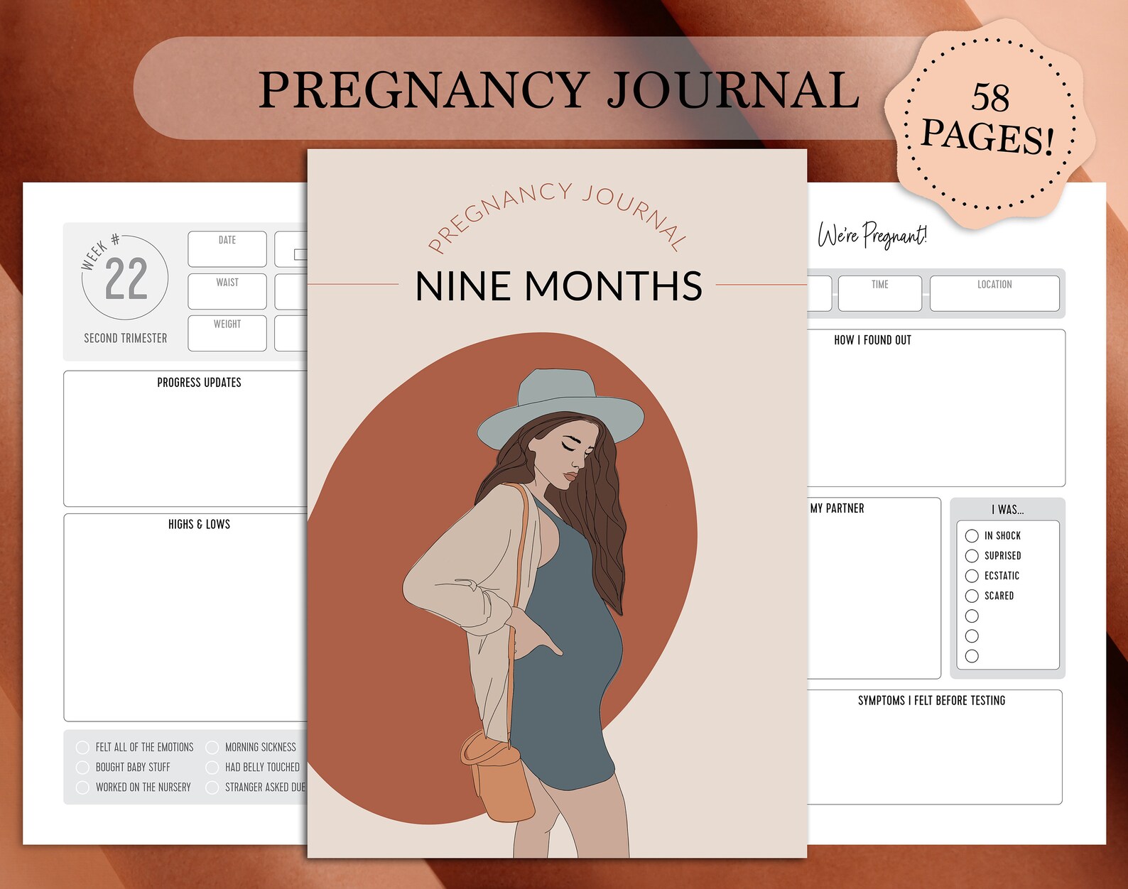 The Ultimate Pregnancy Journal A5, Maternity Journal, Pocketbook ...
